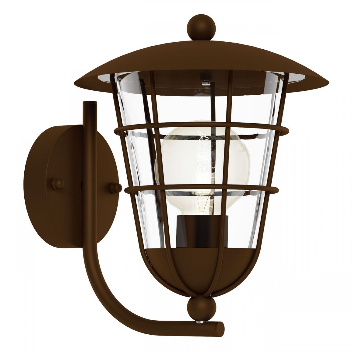 Eglo 94854 venkovní nástěnné svítidlo Pulfero 1 1x60W | E27 | IP44 ...