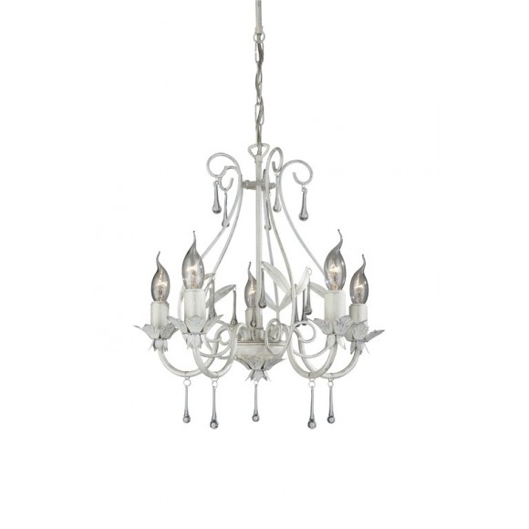 závěsné stropní svítidlo - lustr Philips Massive 41814/31/10 5x60W E14 ...